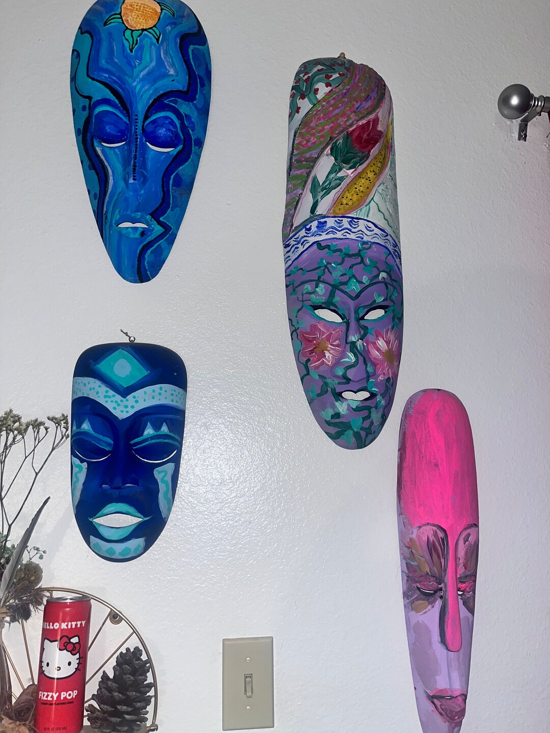 Hand Painted Mask - Etsy