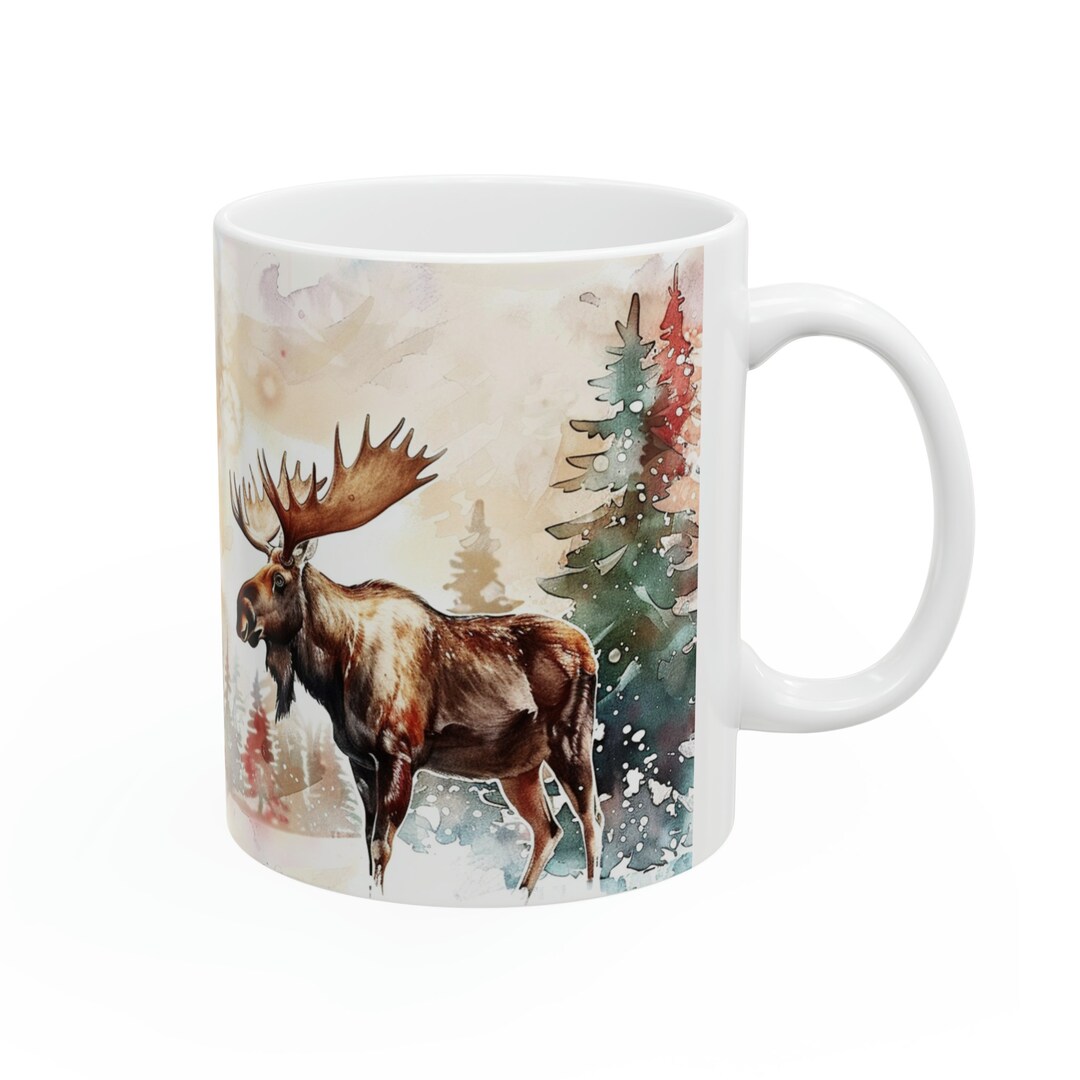 Moose Mug Coffee Mug Animal Mug Amazing Gift Cute Cup Big Mug Mug ...