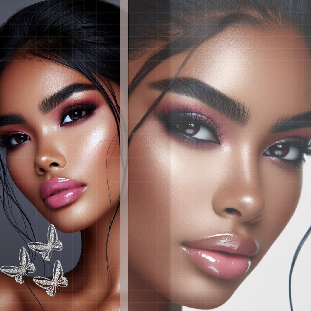 Makeup Brow Lash Beauty Stock Photo Lash Model Make up Branding Lash ...