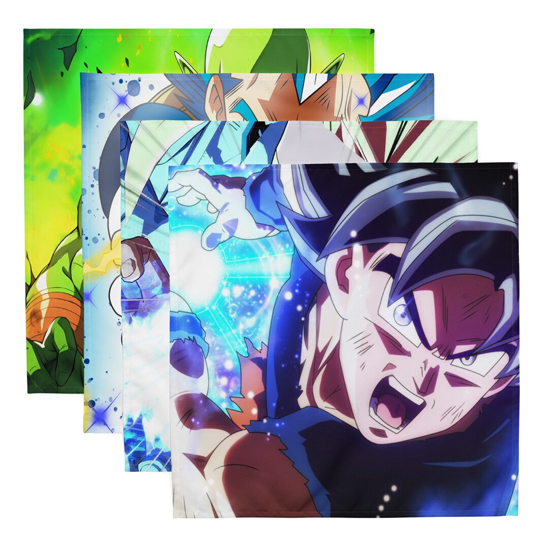 Dragon Ball Z Cloth Napkin Set Goku, Gohan, Vegeta & Piccolo - Etsy