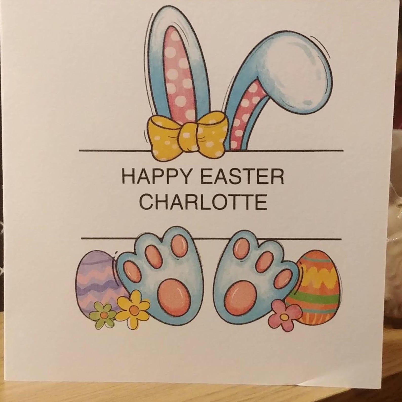 Handmade Easter Card - Etsy