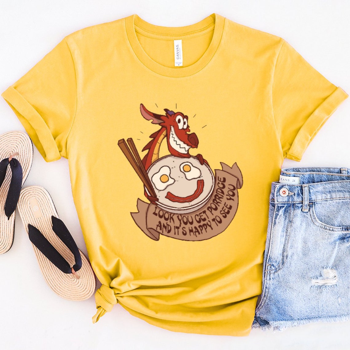 Mulan Mushu Dragon Cook Breakfast Shirt, Mulan Shirt, Family Matching ...