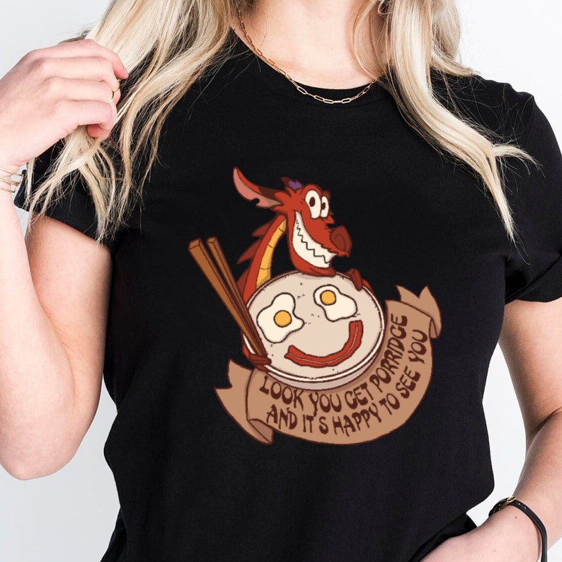Mulan Mushu Dragon Cook Breakfast Shirt, Mulan Shirt, Family Matching ...