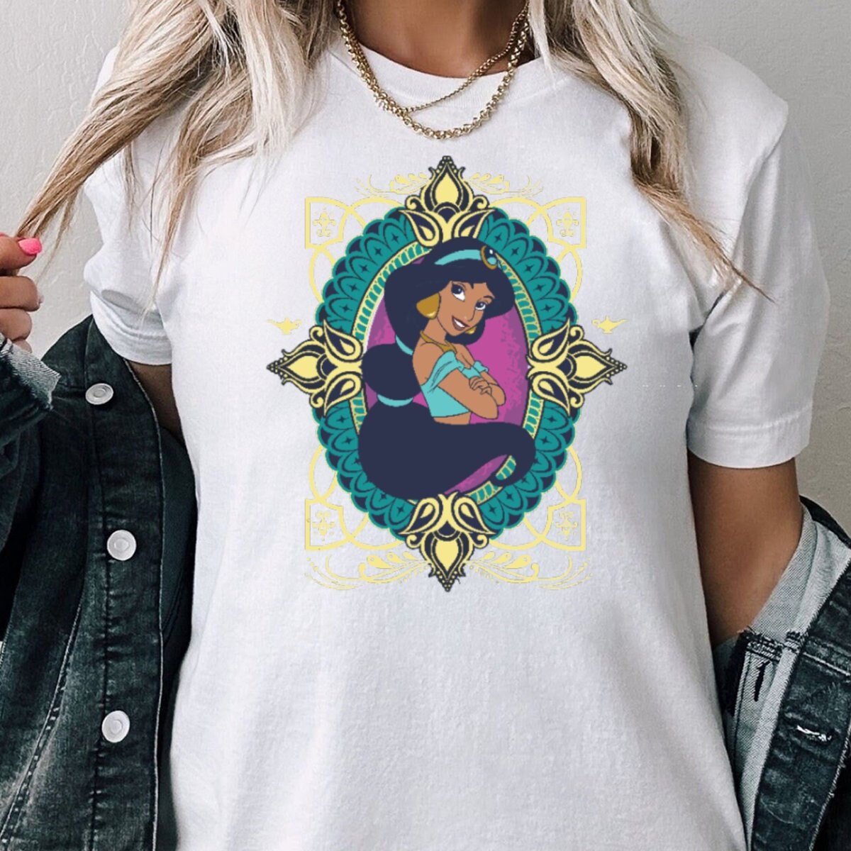 Princess Jasmine Shirt, Jasmine Shirt, Princess Shirt, Princess Tee ...
