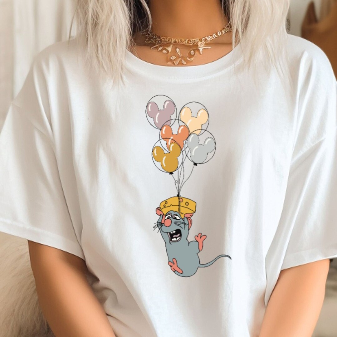 Remy Mouse Chef Mickey Balloon Shirt, Remy Paris Shirt, Ratatouille ...