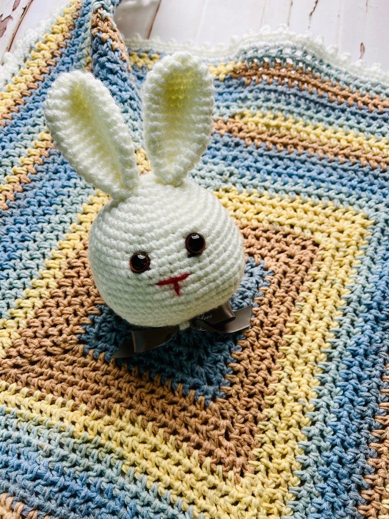Bunny Security Blanket Crochet Pattern - Etsy