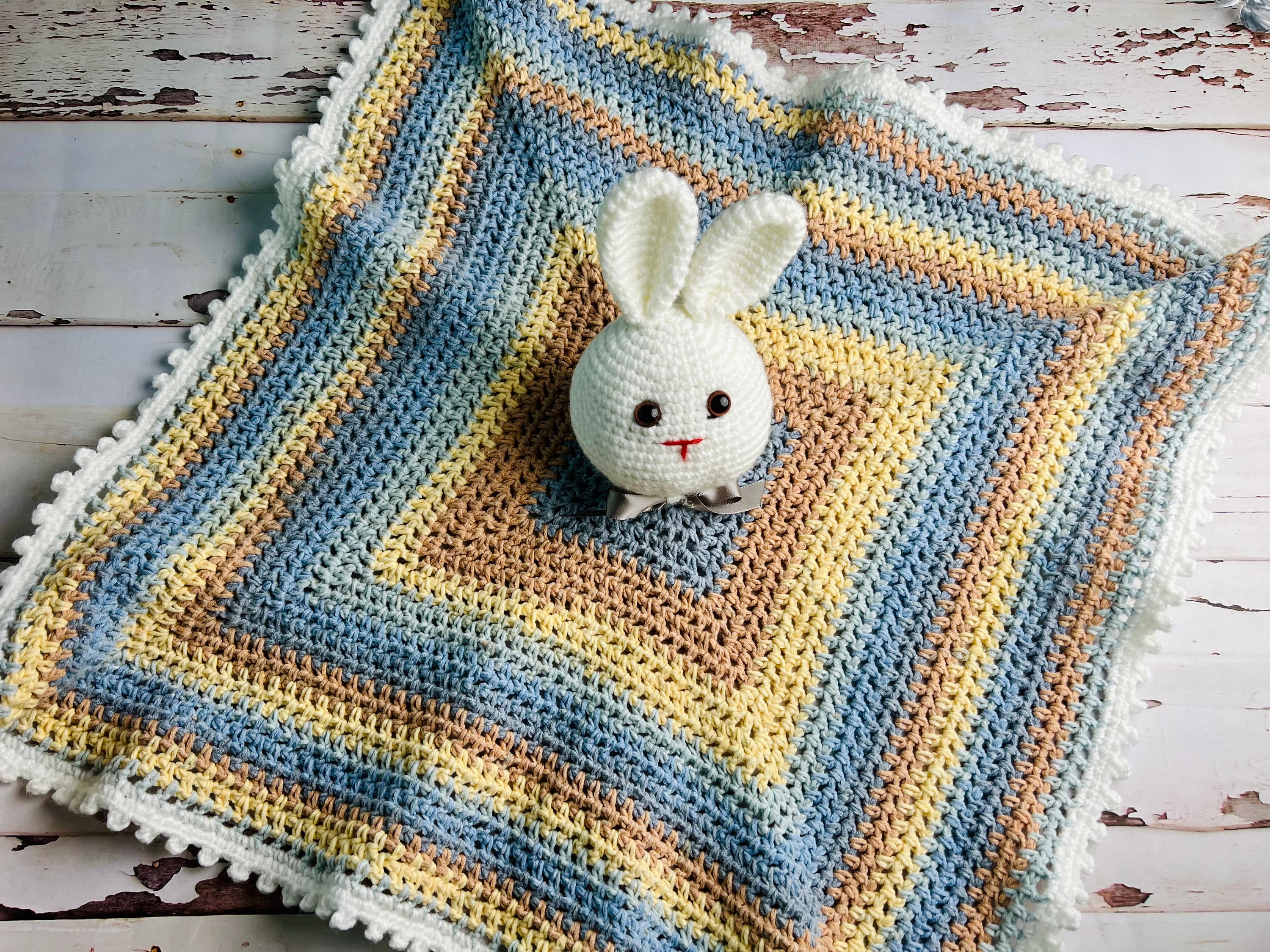 Bunny Security Blanket Crochet Pattern - Etsy