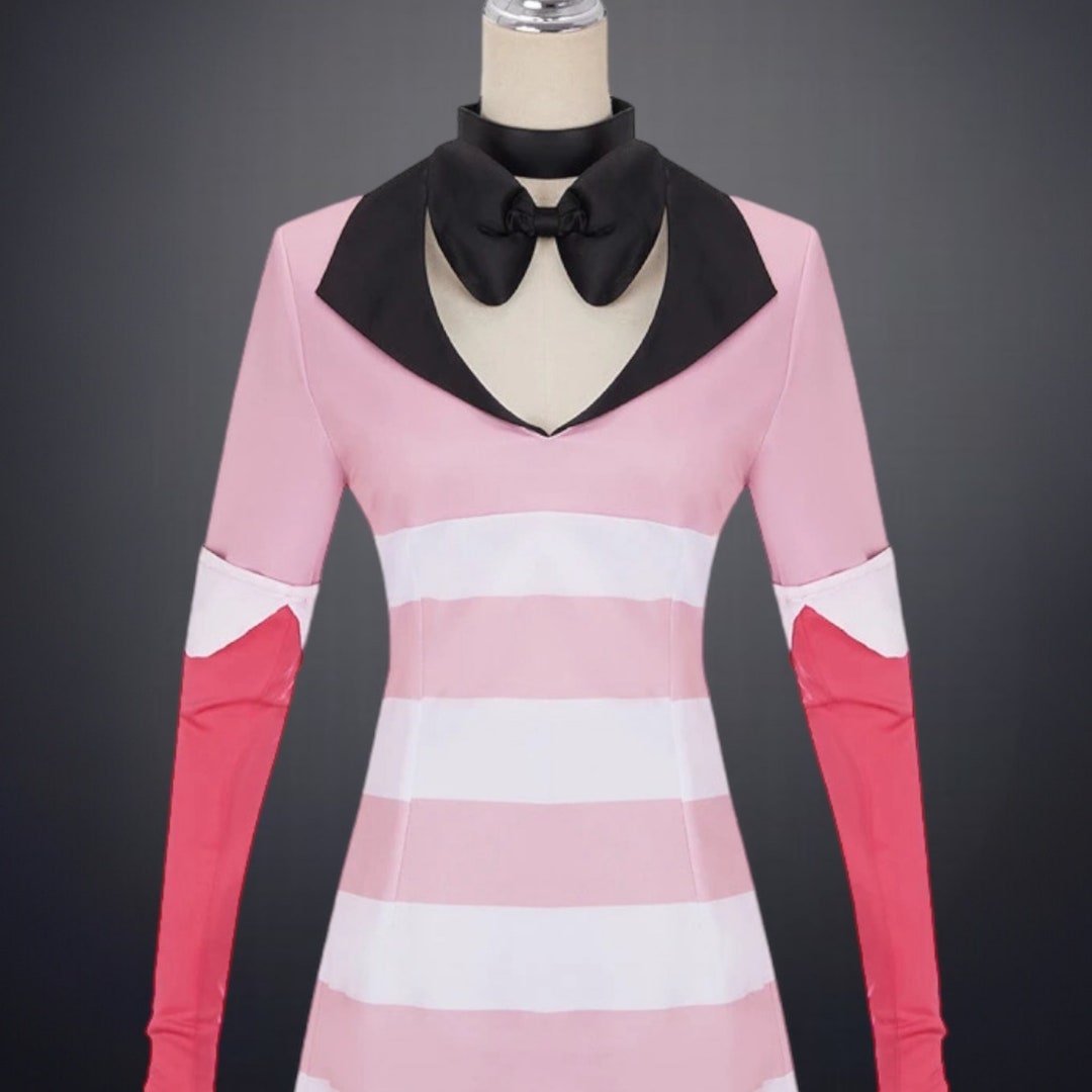 Hazbin Hotel Angel Dust Cosplay Costume, Anime Hazbin Hotel Angel Dust ...
