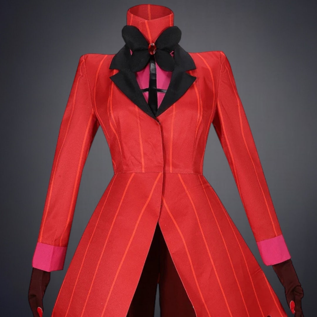 Hazbin Hotel Alastor Cosplay Costume Adult Size, Hazbin Hotel Cosplay ...