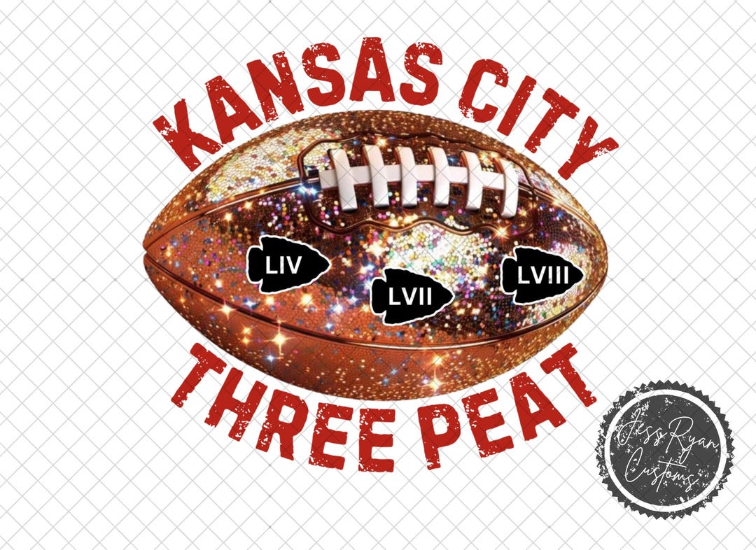 KC Three Peat, Kansas City Football, Disco Football, Super Bowl LIV ...