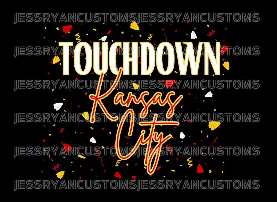 Touchdown KC, KC Football Png, Sublimation - Etsy