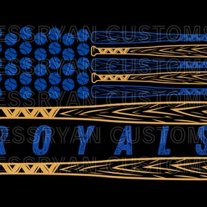 KC Baseball, Flag PNG - Etsy