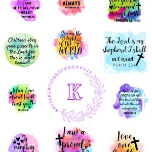 Bible Verse Png, Scripture Png, Printable Bundle, Scripture Png ...