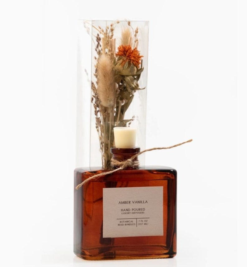 Amber Vanilla Bouquet Reed Bundle Fragrance Diffuser - Etsy