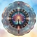 Round Cosmic Tree Wind Spinner Sublimation PNG, Mystical Celestial ...