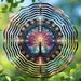 Round Cosmic Tree Wind Spinner Sublimation PNG, Mystical Celestial ...