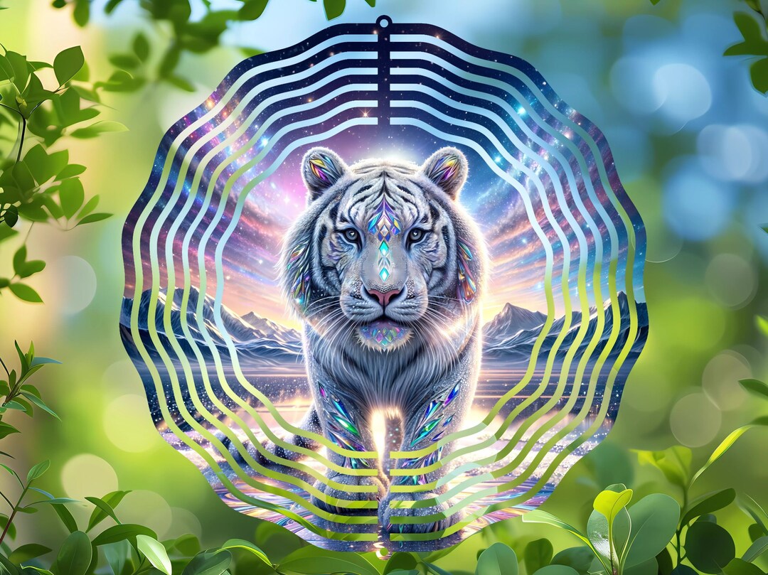 Mystical White Tiger Sublimation PNG - High Resolution Digital File for ...