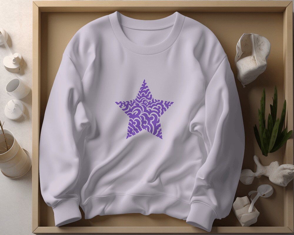 Purple Star Png, Digital Purple Star, Purple Star Download, Purple Star ...