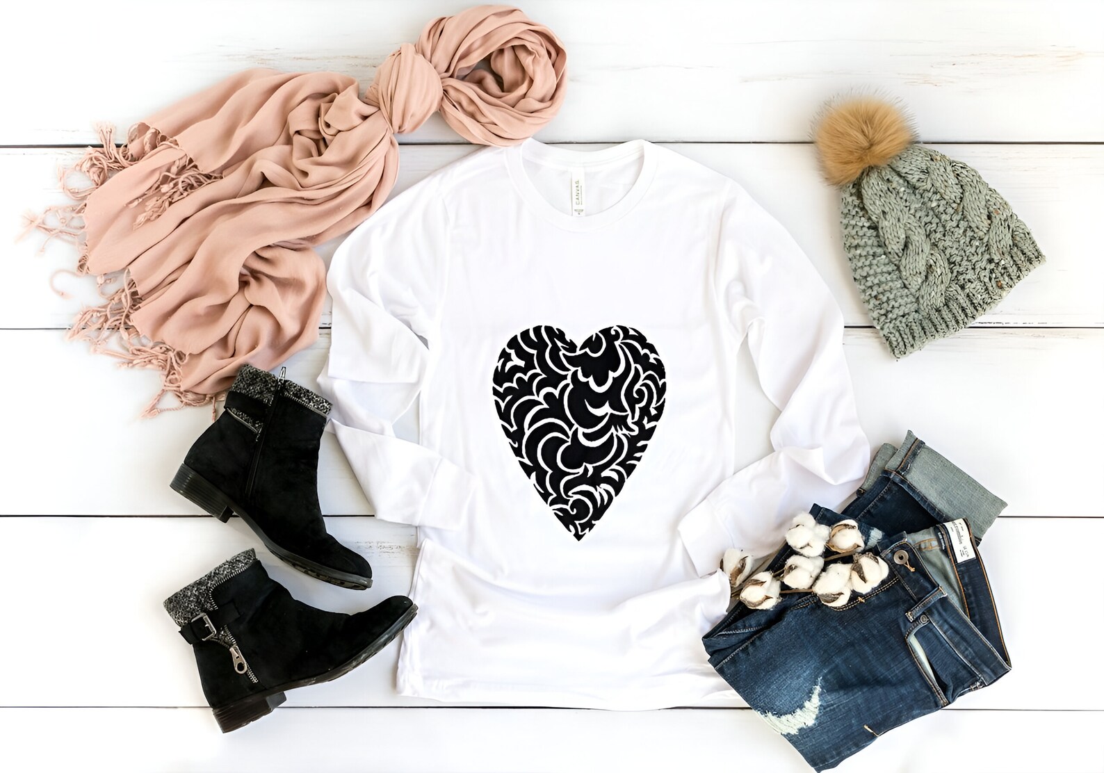 Black Heart Design,digital Black Heart,black Heart Clipart,black Heart ...