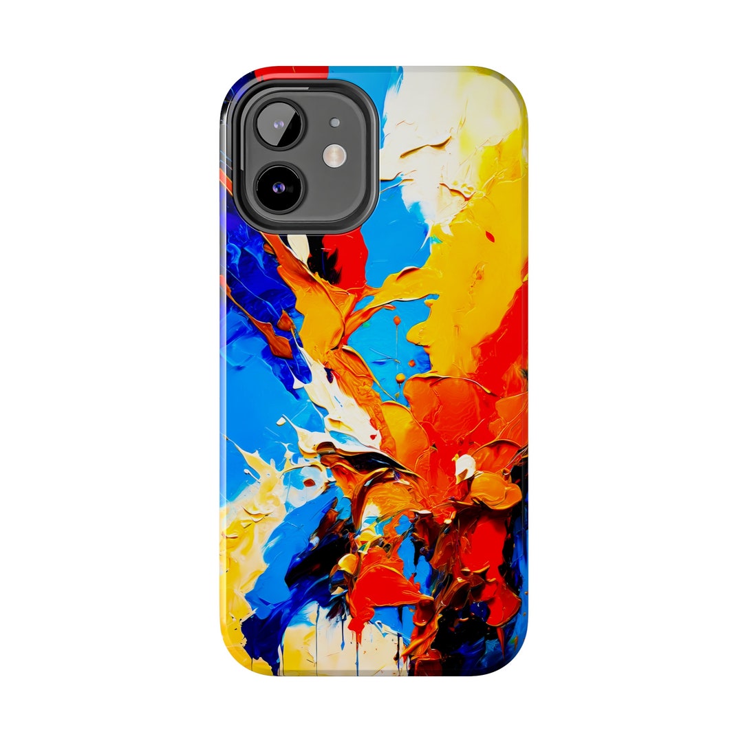Artistic Phone Case, Paint Splash Design Phone Case, Phone Case for ...