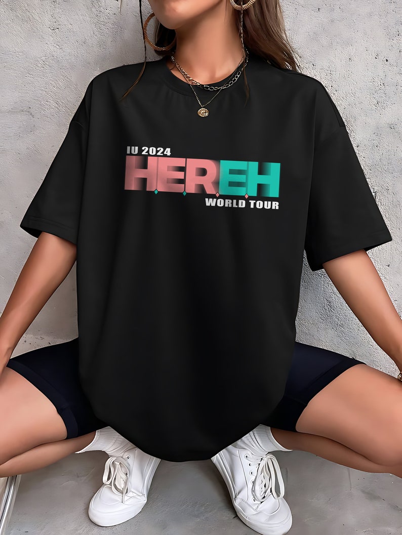 IU H.E.R. World Tour Concert T-shirt, IU 2024 World Tour Concert Tee ...