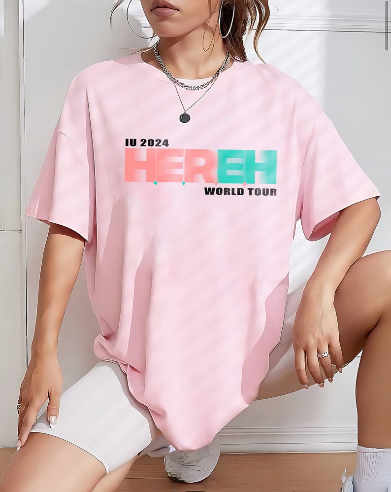 IU H.E.R. World Tour Concert T-shirt, IU 2024 World Tour Concert Tee ...