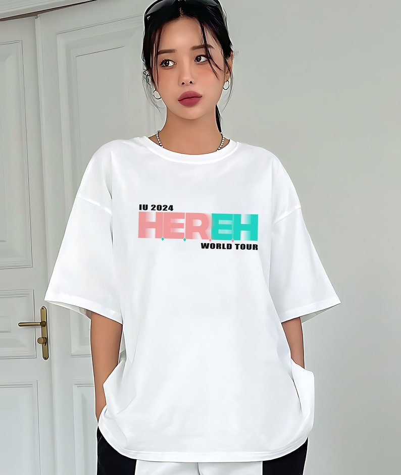 IU H.E.R. World Tour Concert T-shirt, IU 2024 World Tour Concert Tee ...