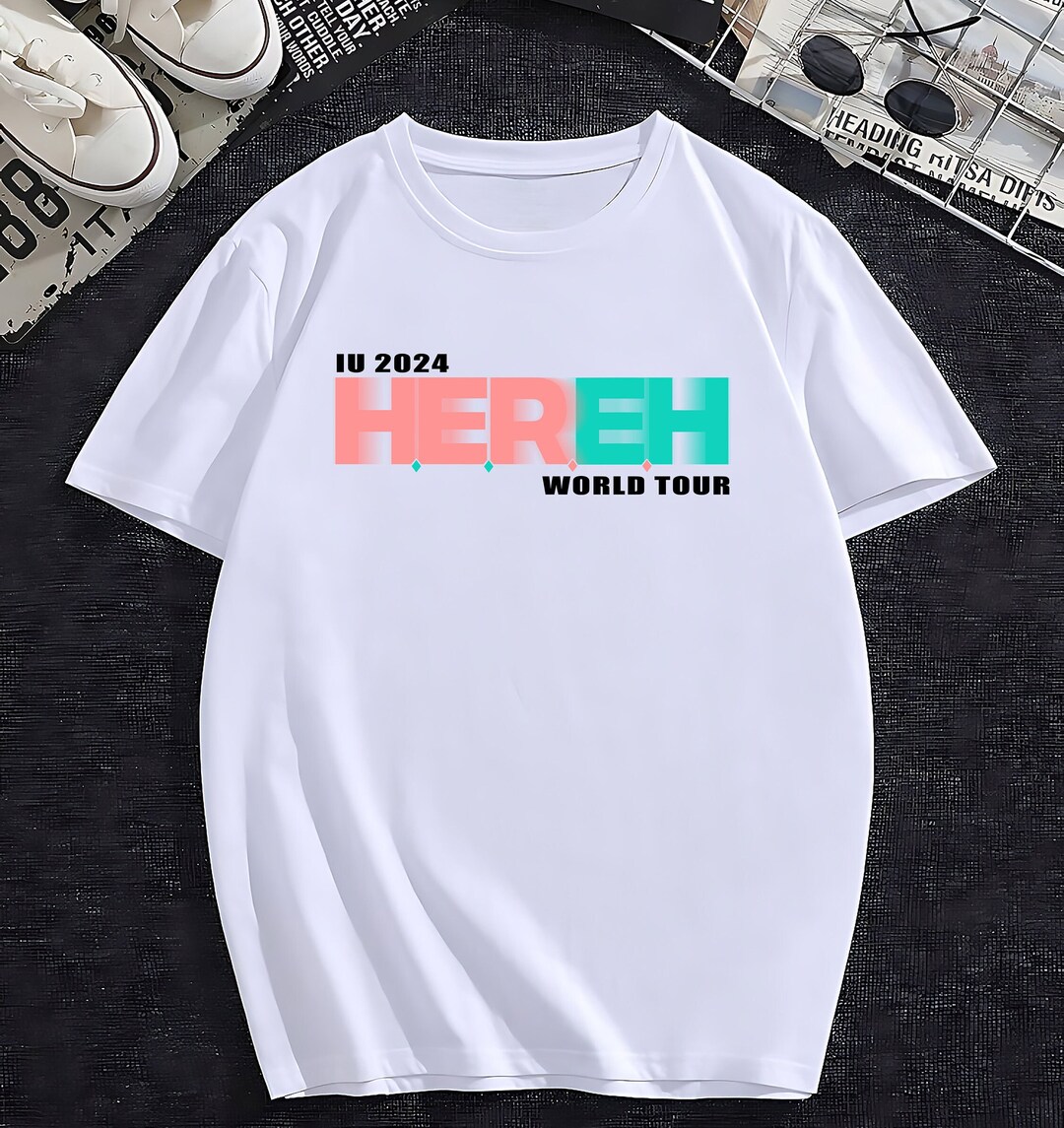 IU H.E.R. World Tour Concert T-shirt, IU 2024 World Tour Concert Tee ...