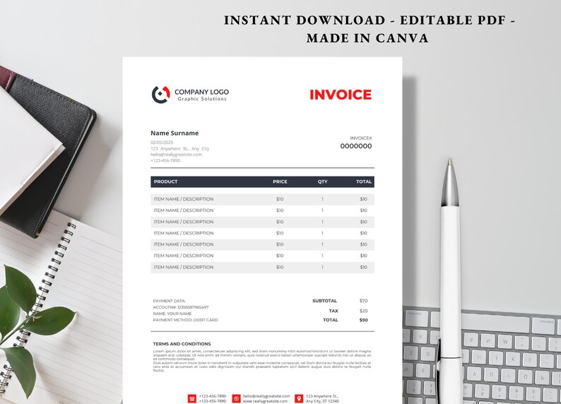 Invoice Templates for Small Businesses, Easy-to-use Invoices, Business ...