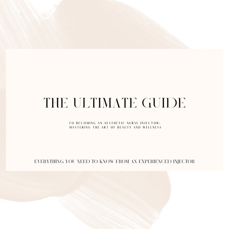 Becoming a Nurse Injector - Etsy