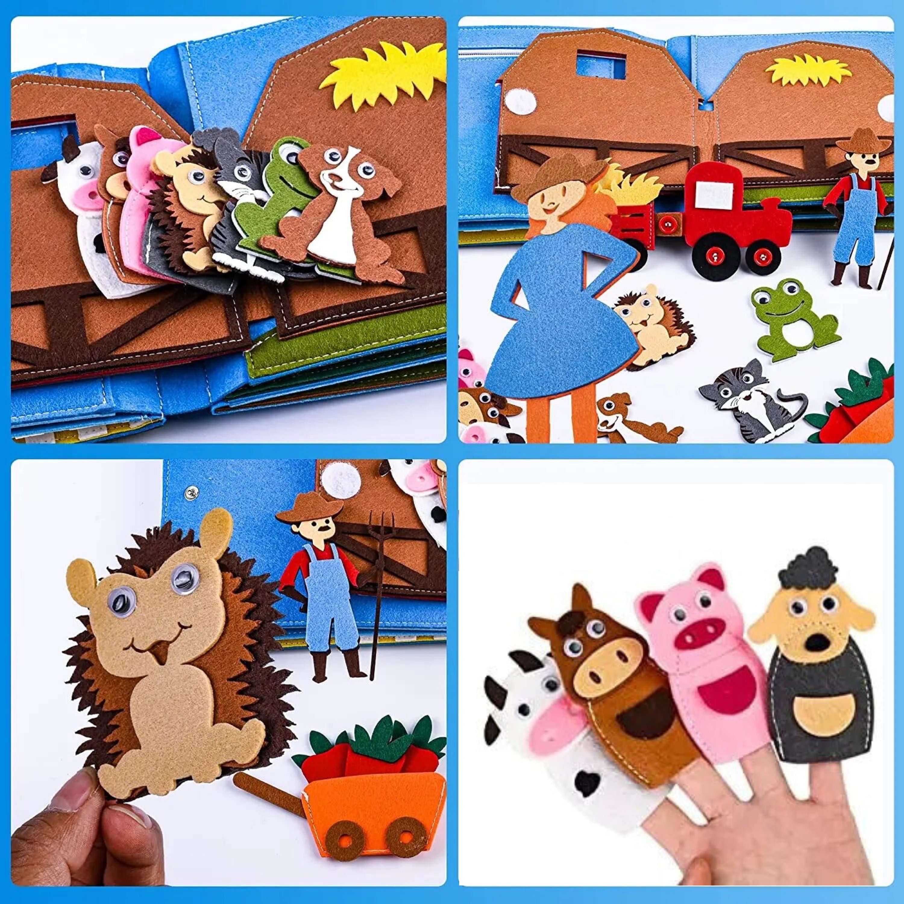 Personalized Quiet Book for Toddlers, Activity Busy Book, Learning Soft ...