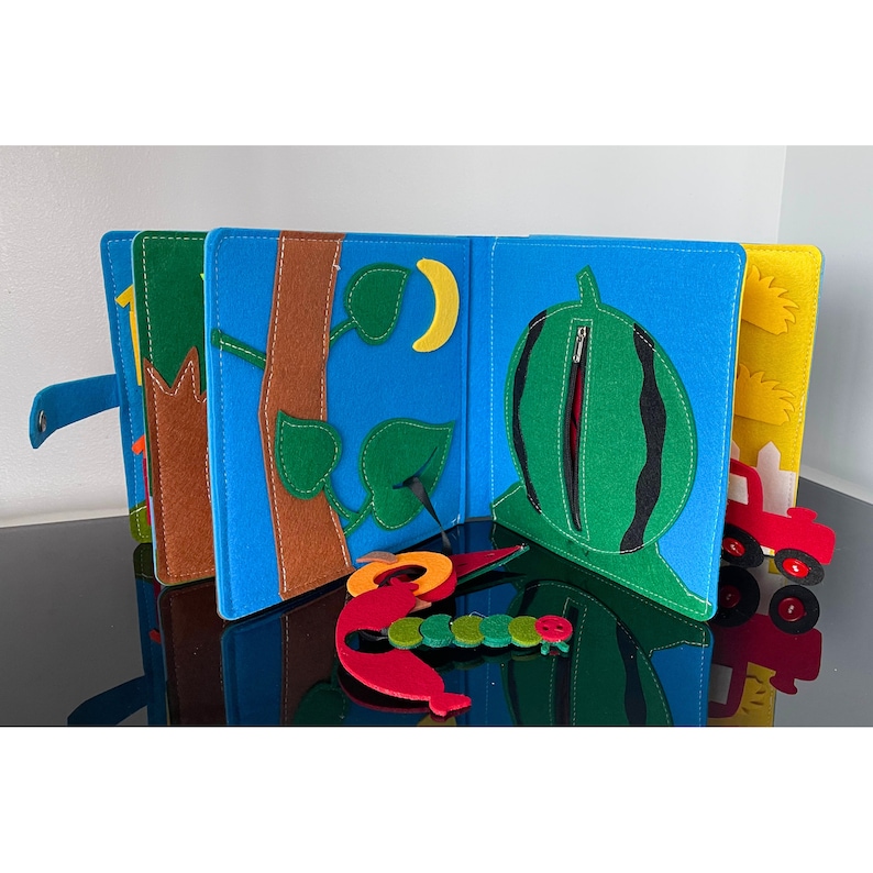 Activity Busy Book, Montessori Educational Book for Kids, Personalized ...