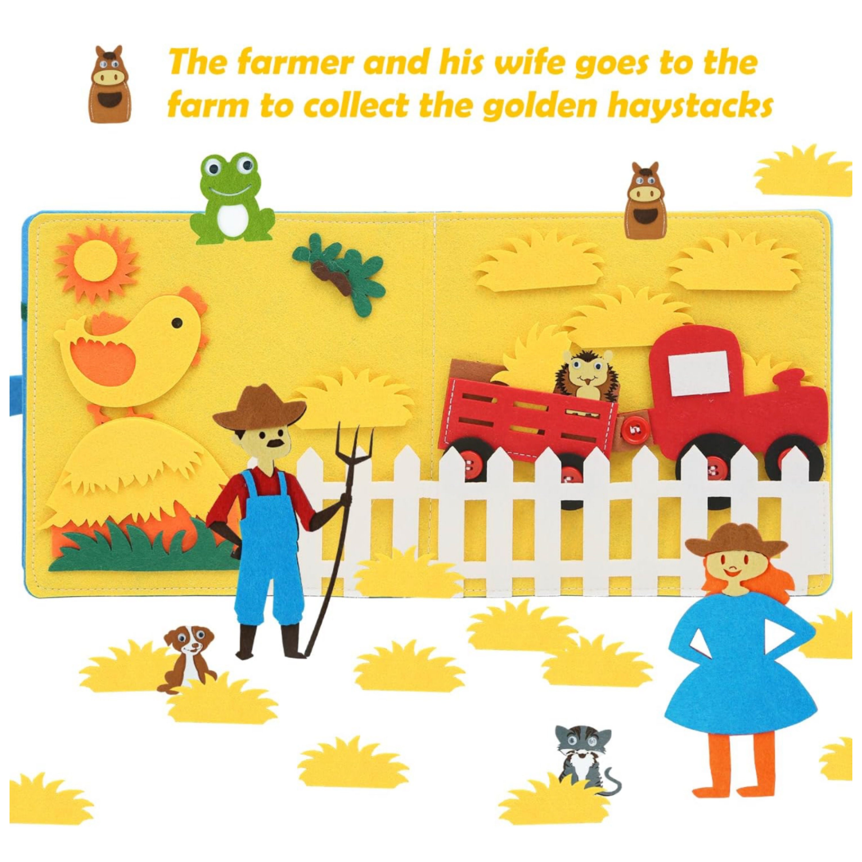 Personalized Quiet Book for Toddlers, Activity Busy Book, Learning Soft ...