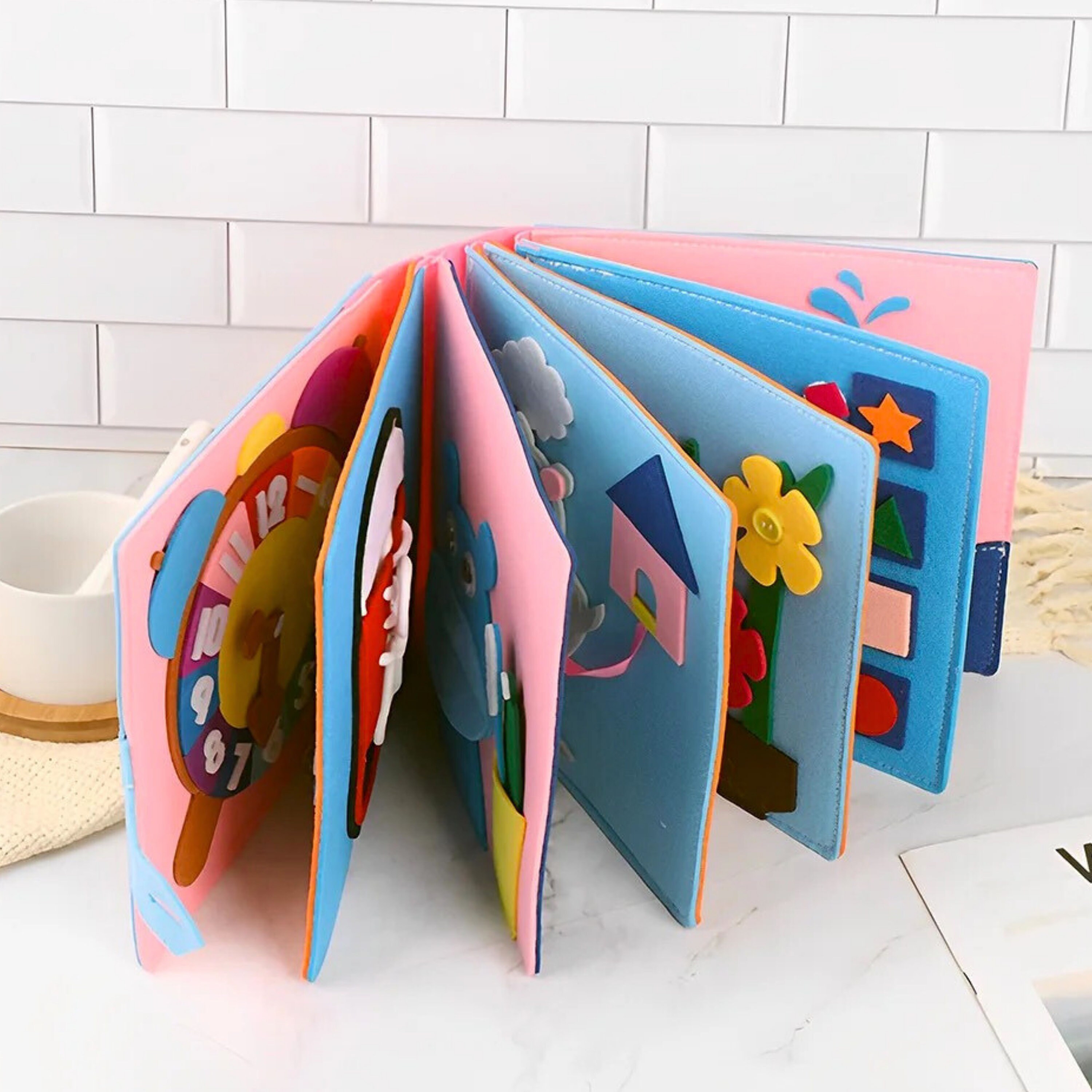Activity Busy Book, Montessori Educational Book for Kids, Personalized ...
