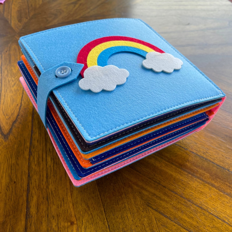 Activity Busy Book, Montessori Educational Book for Kids, Personalized ...