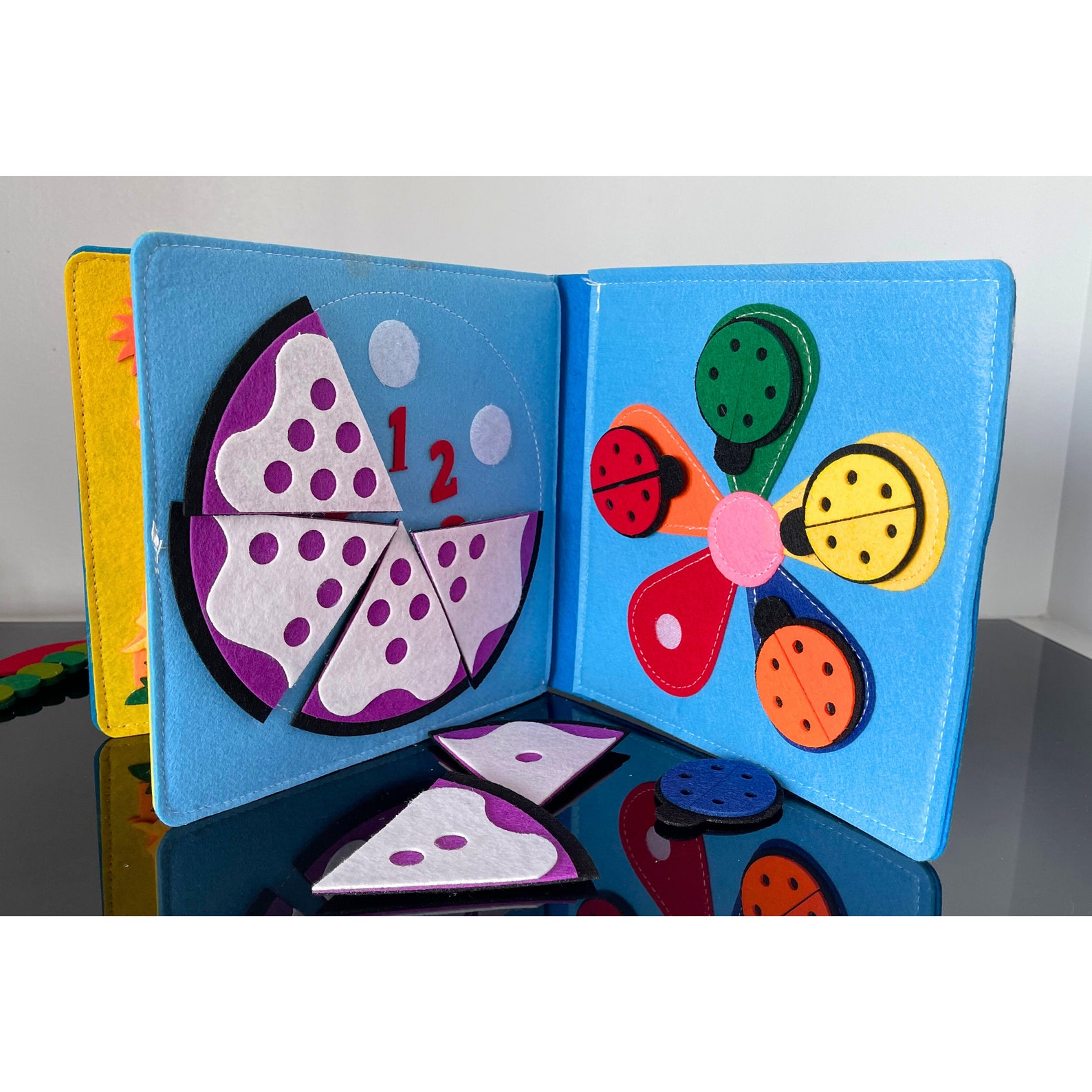 Activity Busy Book, Montessori Educational Book for Kids, Personalized ...