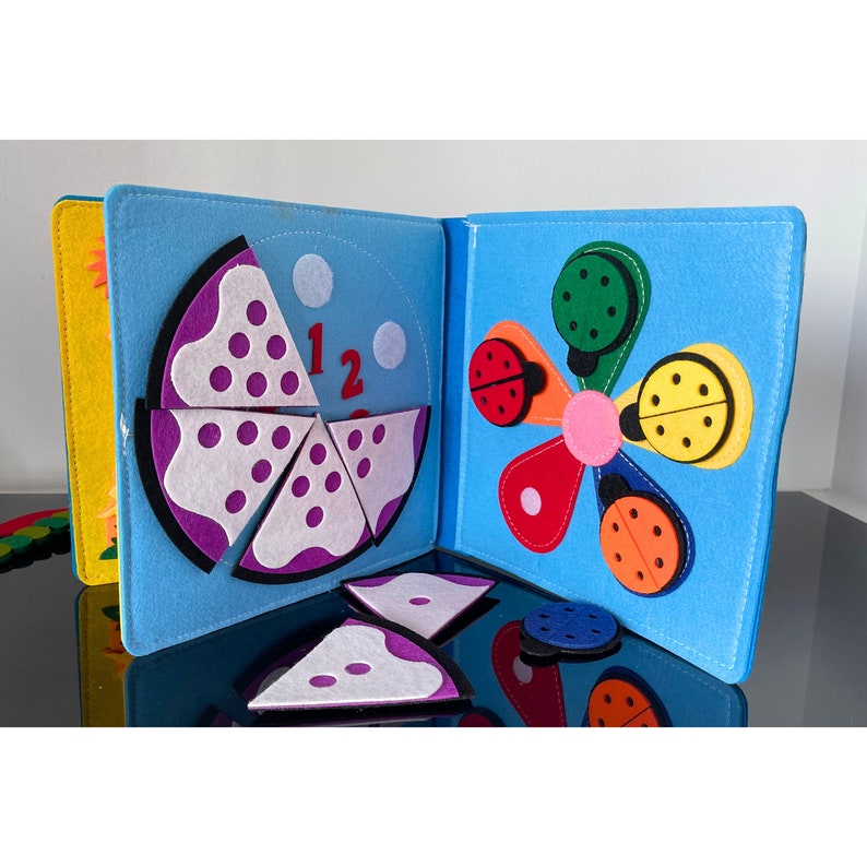 Activity Busy Book, Montessori Educational Book for Kids, Personalized ...