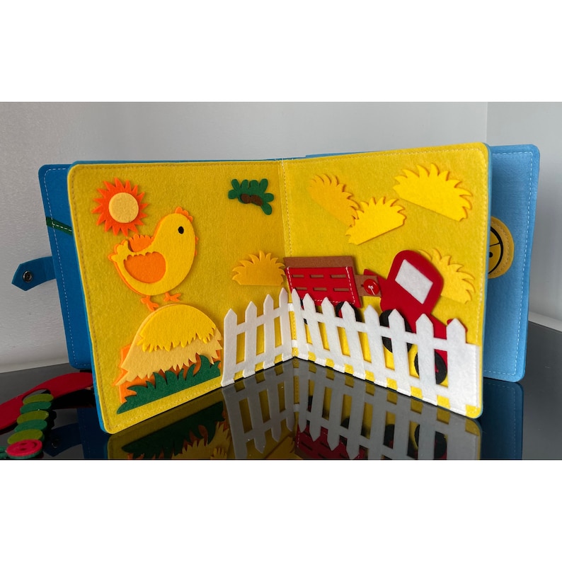 Activity Busy Book, Montessori Educational Book for Kids, Personalized ...