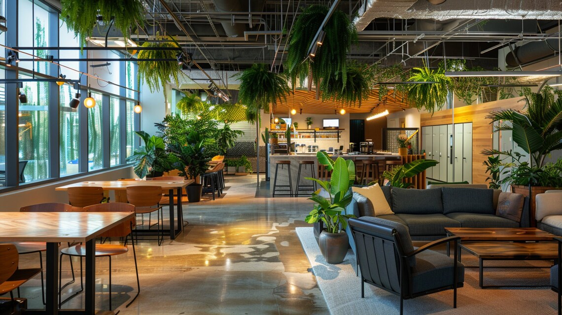 Modern Office Digital Backdrops, Blurred Professional Business Headshot ...