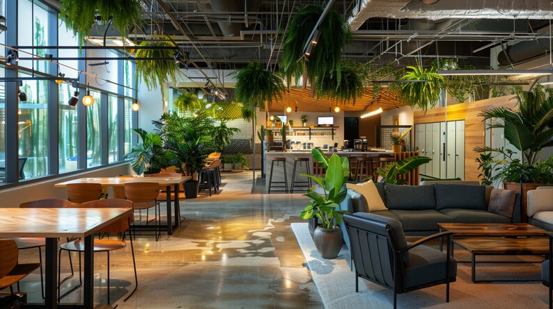 Modern Office Digital Backdrops, Blurred Professional Business Headshot ...