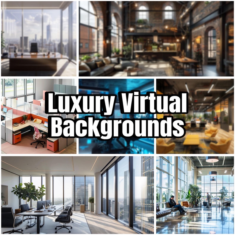 Modern Office Digital Backdrops, Blurred Professional Business Headshot ...