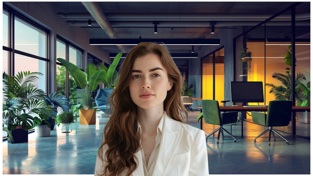 Modern Office Digital Backdrops for Professional Headshots & Business ...