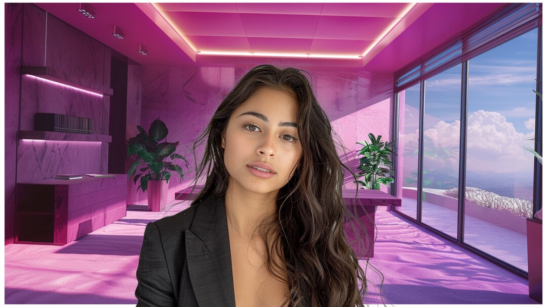 Pink Zoom Backgrounds Zoom Background Home Office Home Office Virtual ...