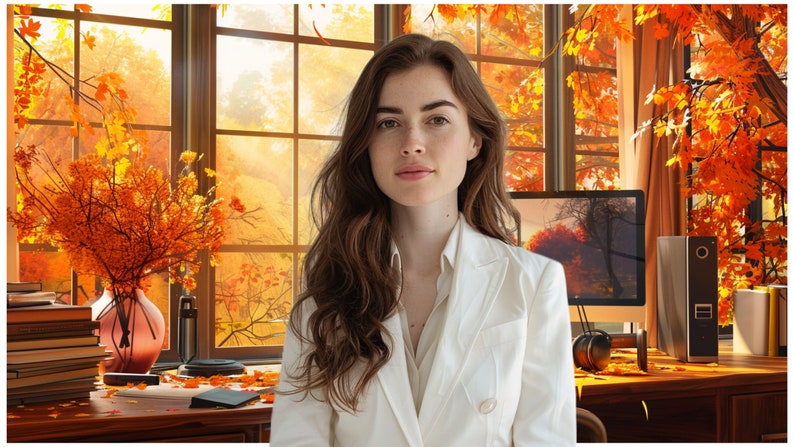 Modern Office Virtual Background Pack Business Zoom Meeting Backdrops ...