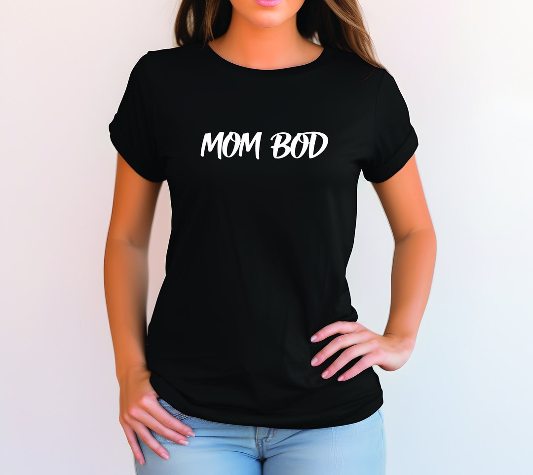 Mom Bod Shirt, Funny Mom Shirt, Retro Mama Tee, New Mom Postpartum T ...