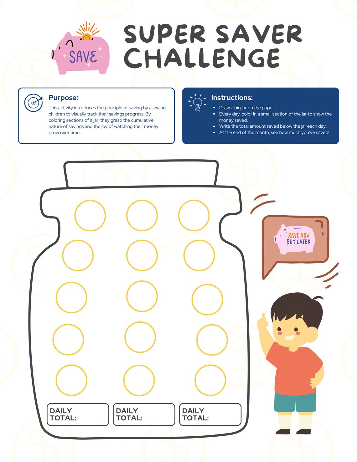 Money Management Worksheets for Kids- Downloadable and Printable - Etsy