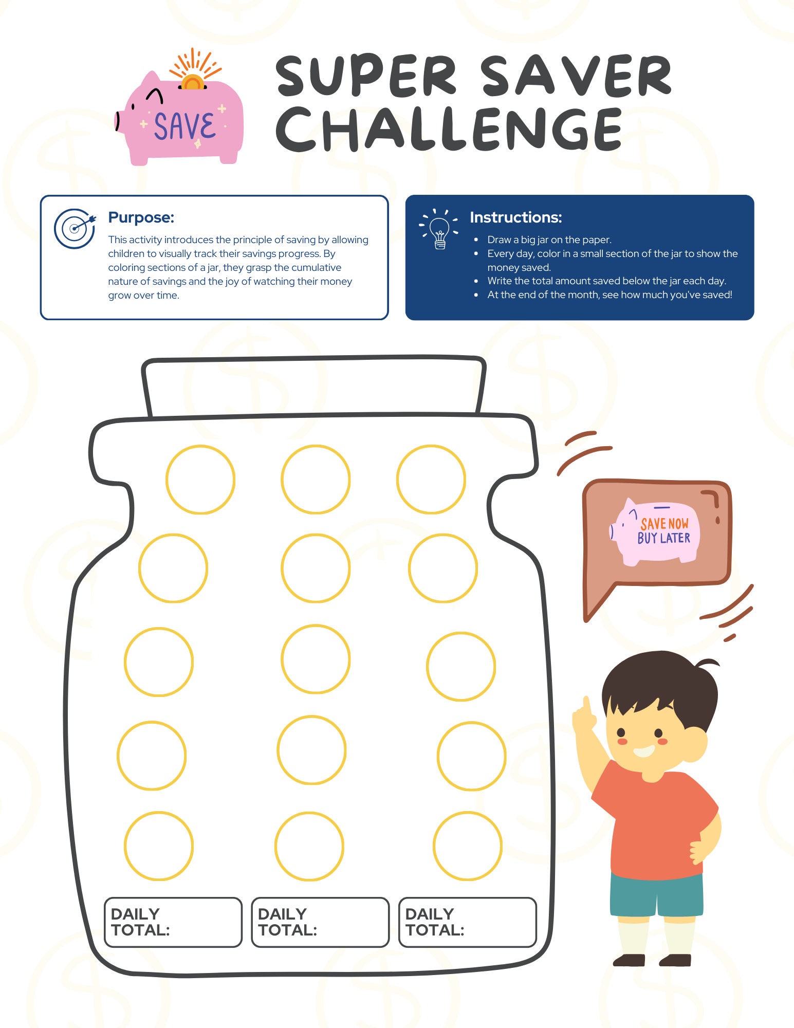 Money Management Worksheets for Kids- Downloadable and Printable - Etsy