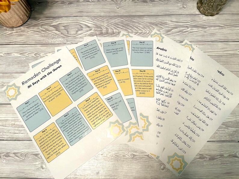 Ramadan Challenge: 30 Days With the Quran - Etsy