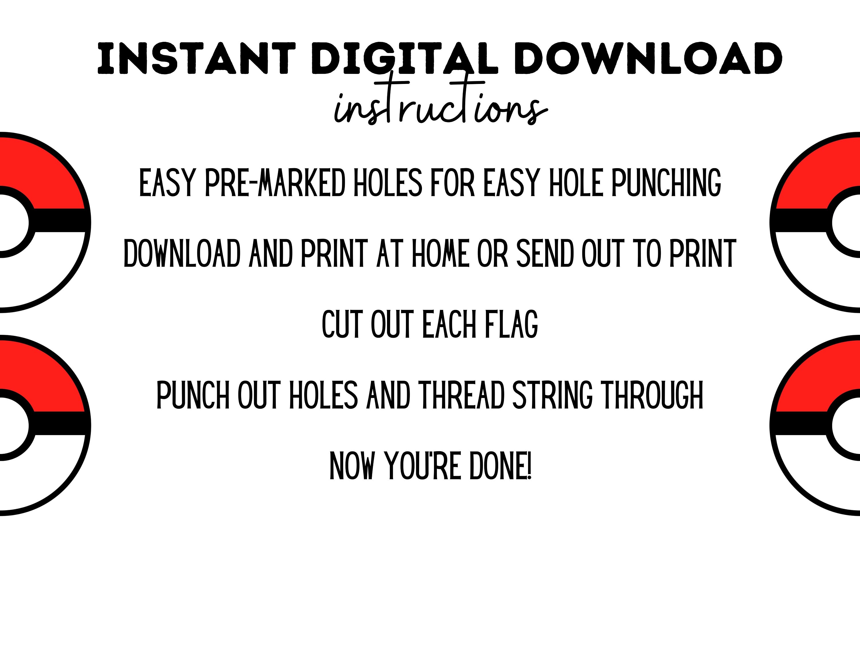 Printable Pokemon Birthday Banner | Birthday Banner | Pokémon Birthday ...