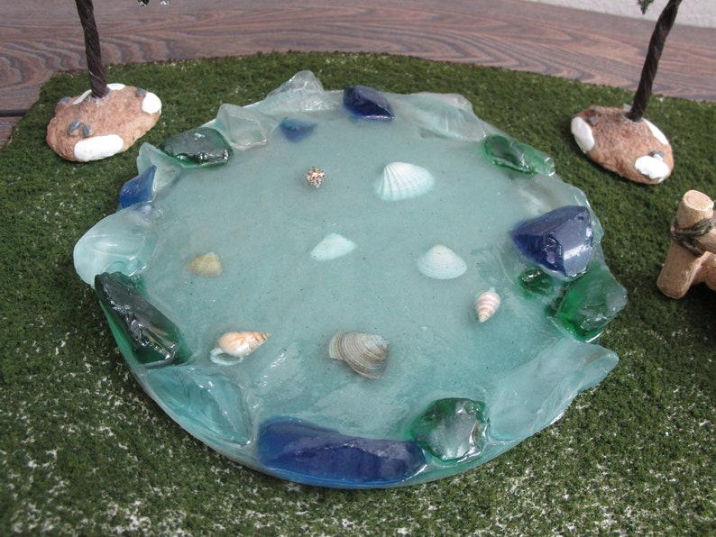 Lovely 7 Resin Lake / Pond Perfect Villages Dioramas Terrariums and ...